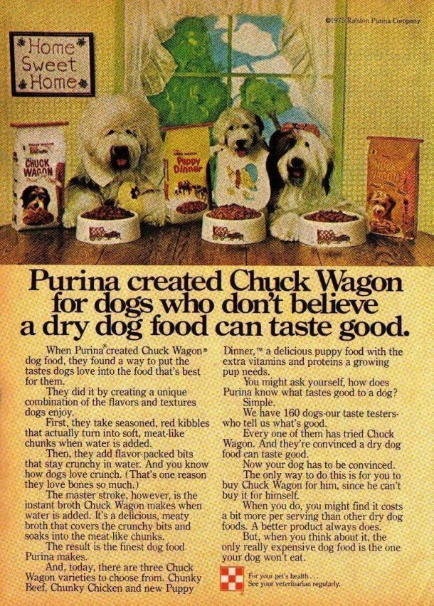 Food for Thought: 28 Fascinating Vintage Dog Food Ads – The Dogington Post
